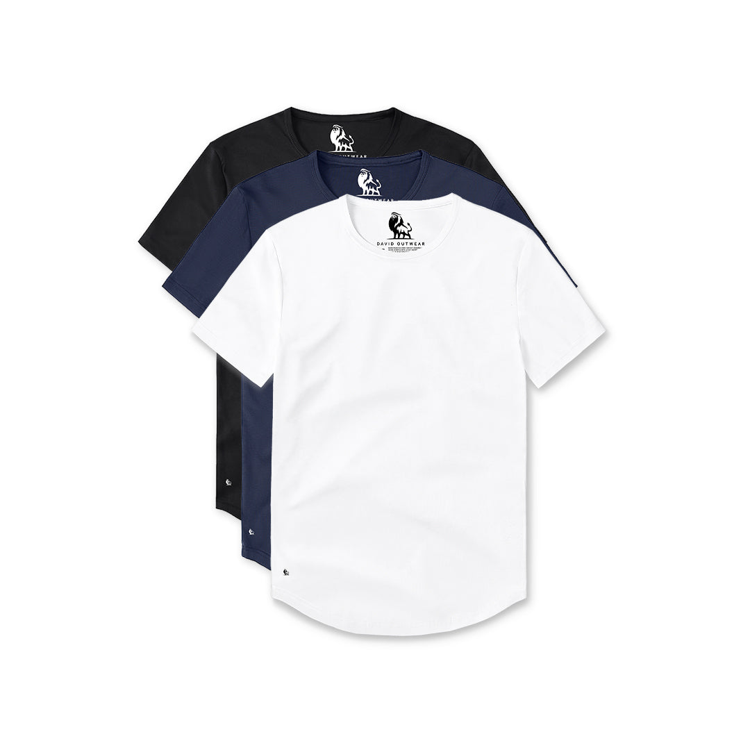 Staple Crew Curve-Hem 3-Pack – David Outwear