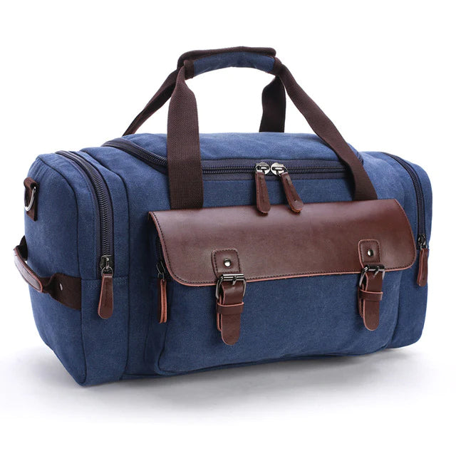 Blue Large Capacity Travel Bag – David Outwear