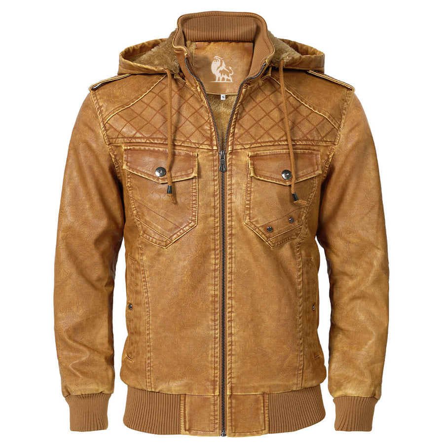 Men's Leather & Faux Leather Jackets – David Outwear